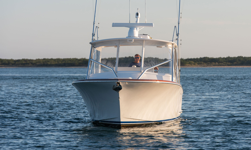 Nantucket's Tidal Creeks Boat Works Off-Shore Fishing Boat Pop's Call